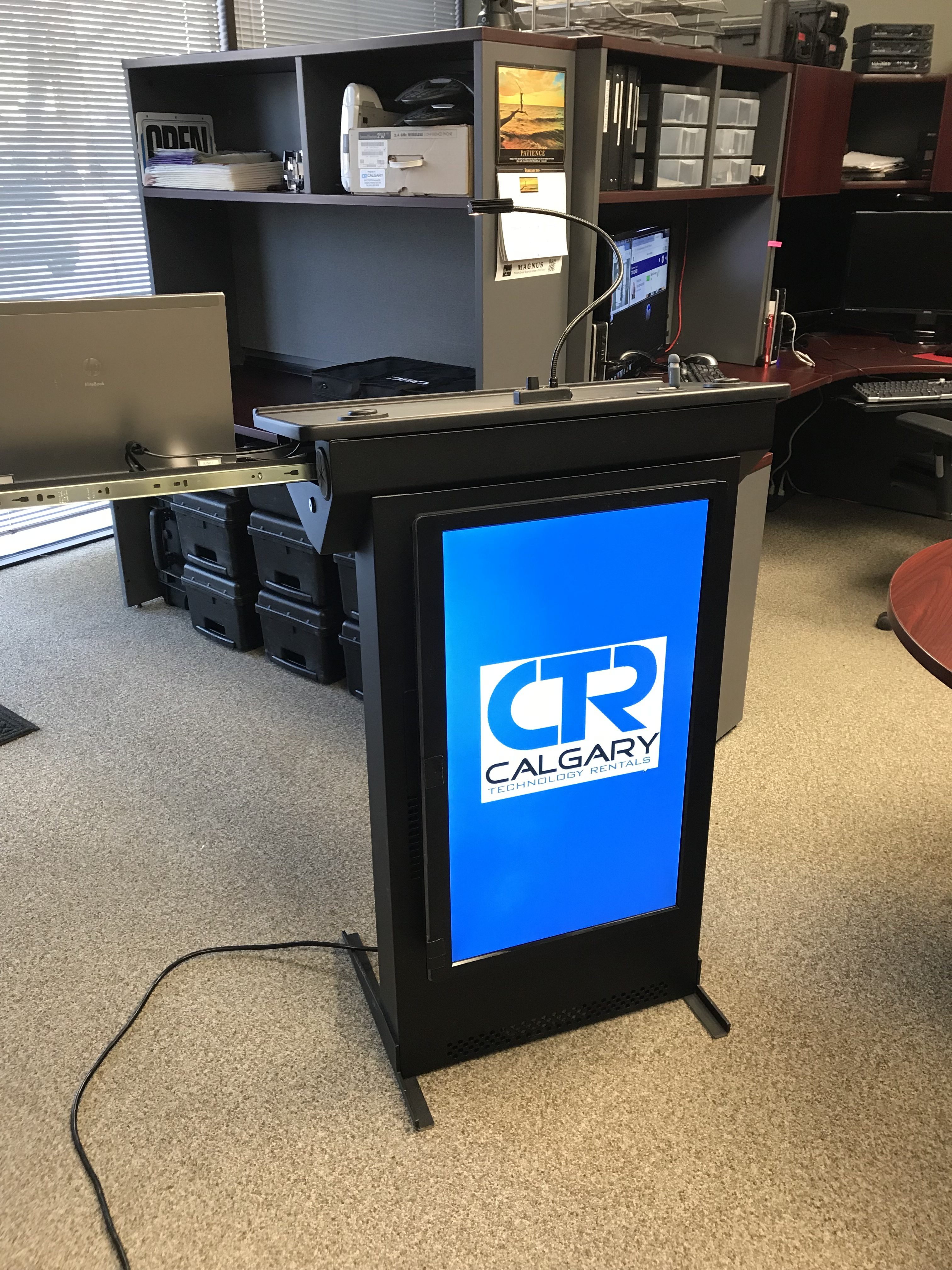 Lectern - Digital Presentation (Portrait or Landscape) - Calgary Tech Rent